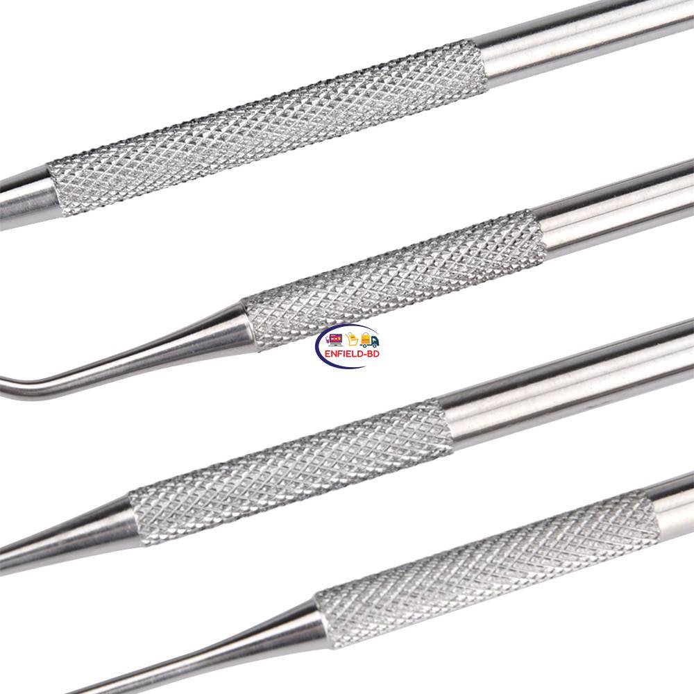4 pcs Dental Hygiene Tool Kit Instruments Dentist Tartar